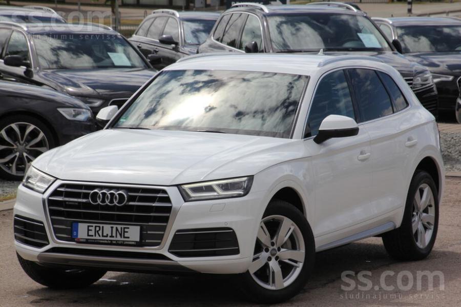 White Audi Q5 2017 in Tukums, with an engine capacity of 2.00 L and mileage of 145 thousand km for 20990 €, photo 15 on AUTOMOTO.COM.LV