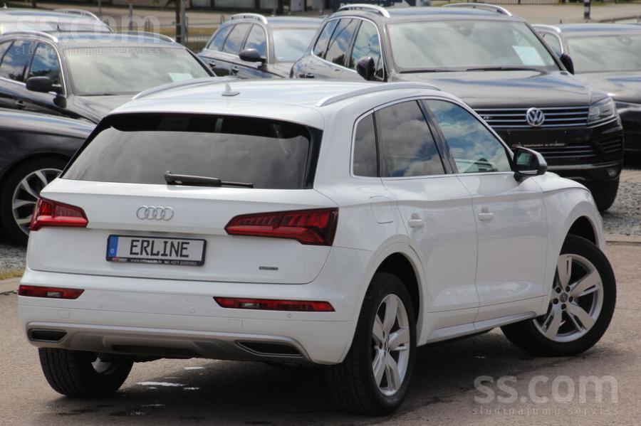 White Audi Q5 2017 in Tukums, with an engine capacity of 2.00 L and mileage of 145 thousand km for 20990 €, photo 16 on AUTOMOTO.COM.LV