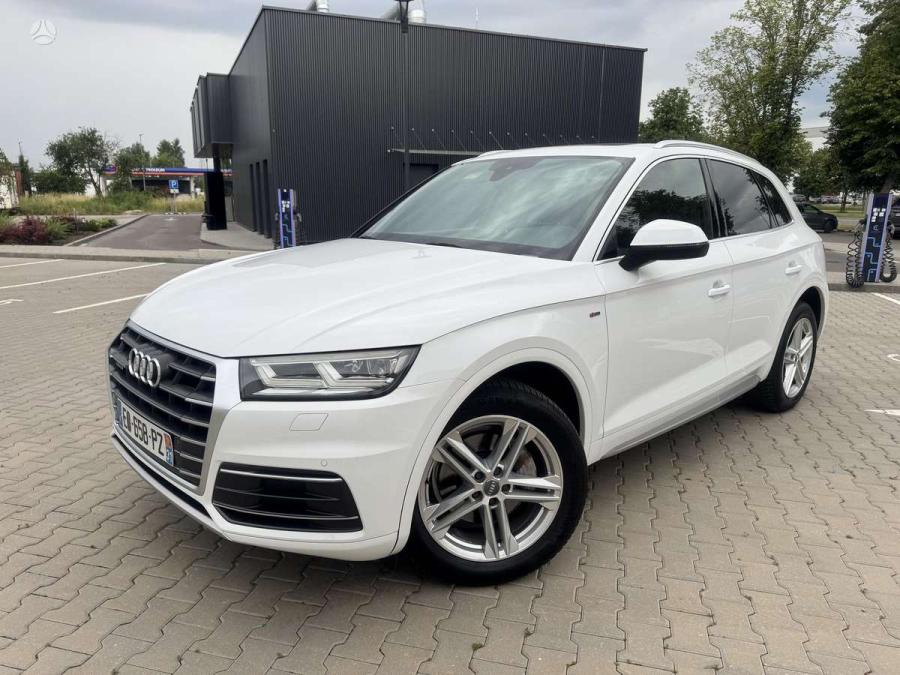 Balts Audi Q5 2017 Kauņa, ar dzinēja tilpumu 2.00 L un nobraukumu 308 tūkst. km par 18800 €, foto 1 vietnē AUTOMOTO.COM.LV