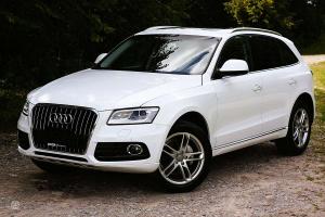 White Audi Q5 2017 in Kretinga, with an engine capacity of 2.00 L and mileage of 160 thousand km for 14499 €, photo  on AUTOMOTO.COM.LV