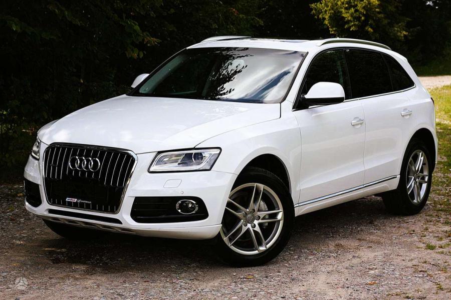 Balts Audi Q5 2017 Kretinga, ar dzinēja tilpumu 2.00 L un nobraukumu 160 tūkst. km par 14499 €, foto 1 vietnē AUTOMOTO.COM.LV