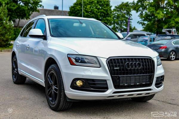 White Audi Q5 2017 in Kretinga, with an engine capacity of 2.00 L and mileage of 149 thousand km for 15750 €, photo 4 on AUTOMOTO.COM.LV
