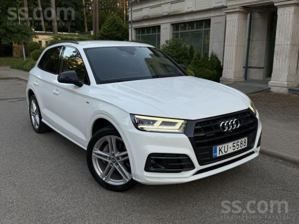 Balts Audi Q5 2017 Bauska, ar dzinēja tilpumu 2.00 L un nobraukumu 270 tūkst. km par 21900 €, foto 1 vietnē AUTOMOTO.COM.LV