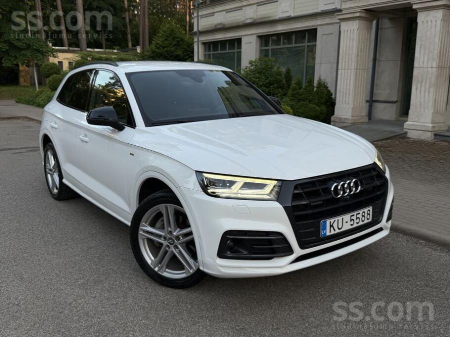 Balts Audi Q5 2017 Bauska, ar dzinēja tilpumu 2.00 L un nobraukumu 270 tūkst. km par 21900 €, foto 1 vietnē AUTOMOTO.COM.LV