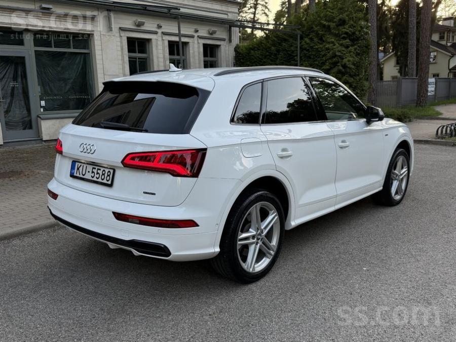 Balts Audi Q5 2017 Bauska, ar dzinēja tilpumu 2.00 L un nobraukumu 270 tūkst. km par 21900 €, foto 6 vietnē AUTOMOTO.COM.LV