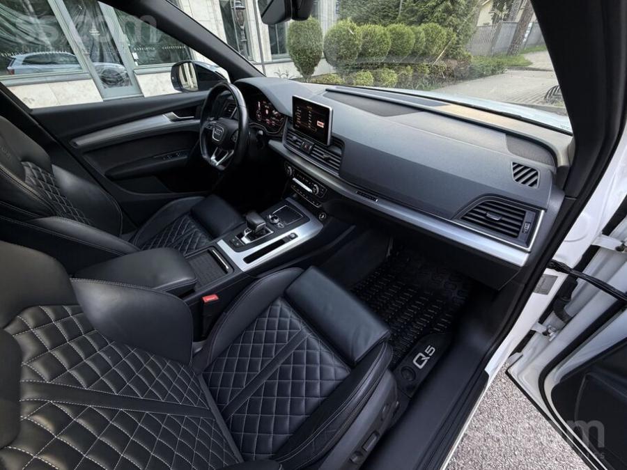 Balts Audi Q5 2017 Bauska, ar dzinēja tilpumu 2.00 L un nobraukumu 270 tūkst. km par 21900 €, foto 19 vietnē AUTOMOTO.COM.LV