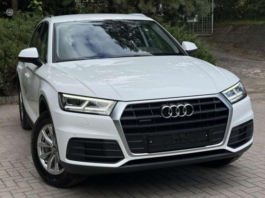 White Audi Q5 2017 in Prienai, with an engine capacity of 2.00 L and mileage of 219 thousand km for 18950 €, photo 5 on AUTOMOTO.COM.LV