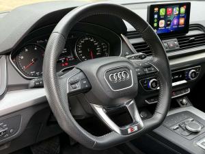 White Audi Q5 2017 in Prienai, with an engine capacity of 2.00 L and mileage of 219 thousand km for 18950 €, photo 36 on AUTOMOTO.COM.LV
