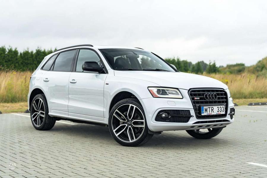 White Audi Q5 2017 in Klaipeda, with an engine capacity of 3.00 L and mileage of 194 thousand km for 14999 €, photo 5 on AUTOMOTO.COM.LV