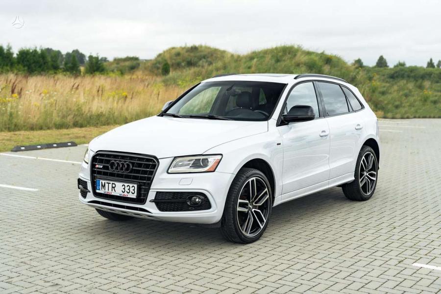 White Audi Q5 2017 in Klaipeda, with an engine capacity of 3.00 L and mileage of 194 thousand km for 14999 €, photo 13 on AUTOMOTO.COM.LV