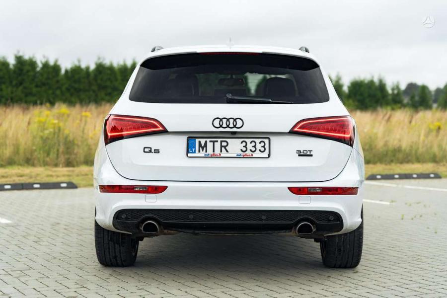 White Audi Q5 2017 in Klaipeda, with an engine capacity of 3.00 L and mileage of 194 thousand km for 14999 €, photo 14 on AUTOMOTO.COM.LV