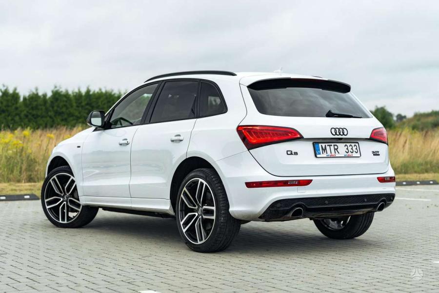 White Audi Q5 2017 in Klaipeda, with an engine capacity of 3.00 L and mileage of 194 thousand km for 14999 €, photo 19 on AUTOMOTO.COM.LV