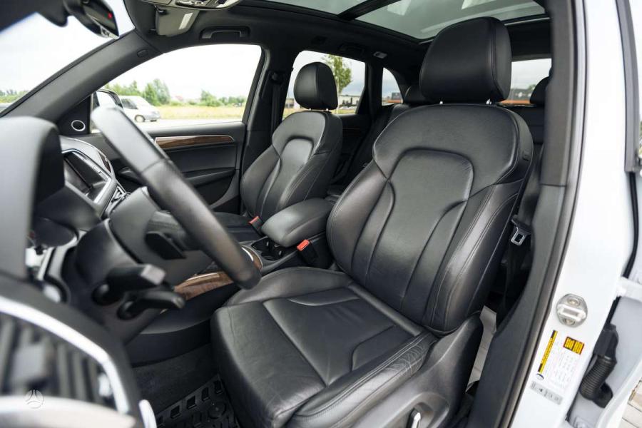 White Audi Q5 2017 in Klaipeda, with an engine capacity of 3.00 L and mileage of 194 thousand km for 14999 €, photo 24 on AUTOMOTO.COM.LV