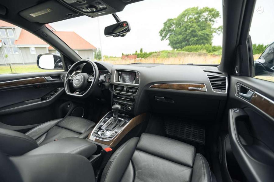 White Audi Q5 2017 in Klaipeda, with an engine capacity of 3.00 L and mileage of 194 thousand km for 14999 €, photo 32 on AUTOMOTO.COM.LV
