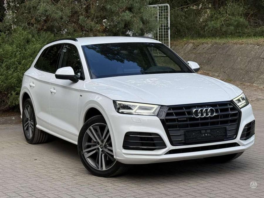 White Audi Q5 2017 in Prienai, with an engine capacity of 2.00 L and mileage of 202 thousand km for 21950 €, photo 1 on AUTOMOTO.COM.LV