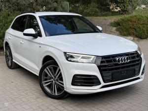 White Audi Q5 2017 in Prienai, with an engine capacity of 2.00 L and mileage of 202 thousand km for 21950 €, photo 4 on AUTOMOTO.COM.LV