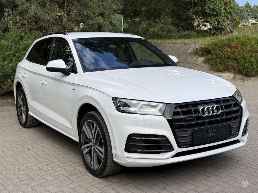 White Audi Q5 2017 in Prienai, with an engine capacity of 2.00 L and mileage of 202 thousand km for 21950 €, photo 9 on AUTOMOTO.COM.LV