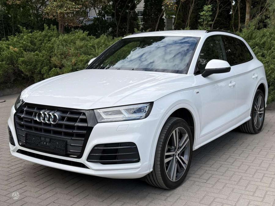 White Audi Q5 2017 in Prienai, with an engine capacity of 2.00 L and mileage of 202 thousand km for 21950 €, photo 10 on AUTOMOTO.COM.LV