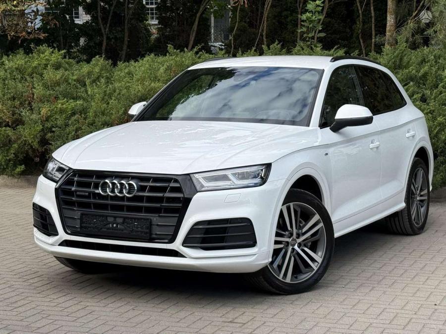 White Audi Q5 2017 in Prienai, with an engine capacity of 2.00 L and mileage of 202 thousand km for 21950 €, photo 11 on AUTOMOTO.COM.LV