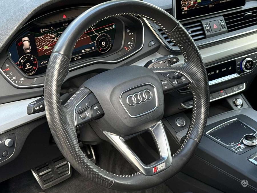 White Audi Q5 2017 in Prienai, with an engine capacity of 2.00 L and mileage of 202 thousand km for 21950 €, photo 26 on AUTOMOTO.COM.LV