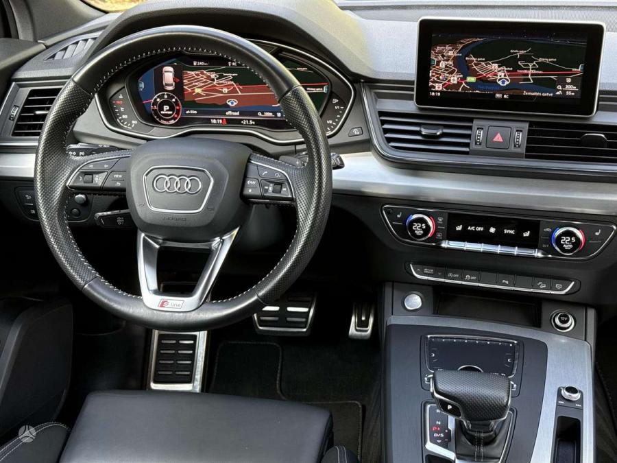 White Audi Q5 2017 in Prienai, with an engine capacity of 2.00 L and mileage of 202 thousand km for 21950 €, photo 31 on AUTOMOTO.COM.LV
