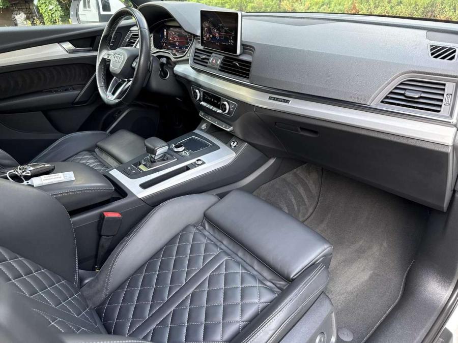 White Audi Q5 2017 in Prienai, with an engine capacity of 2.00 L and mileage of 202 thousand km for 21950 €, photo 33 on AUTOMOTO.COM.LV