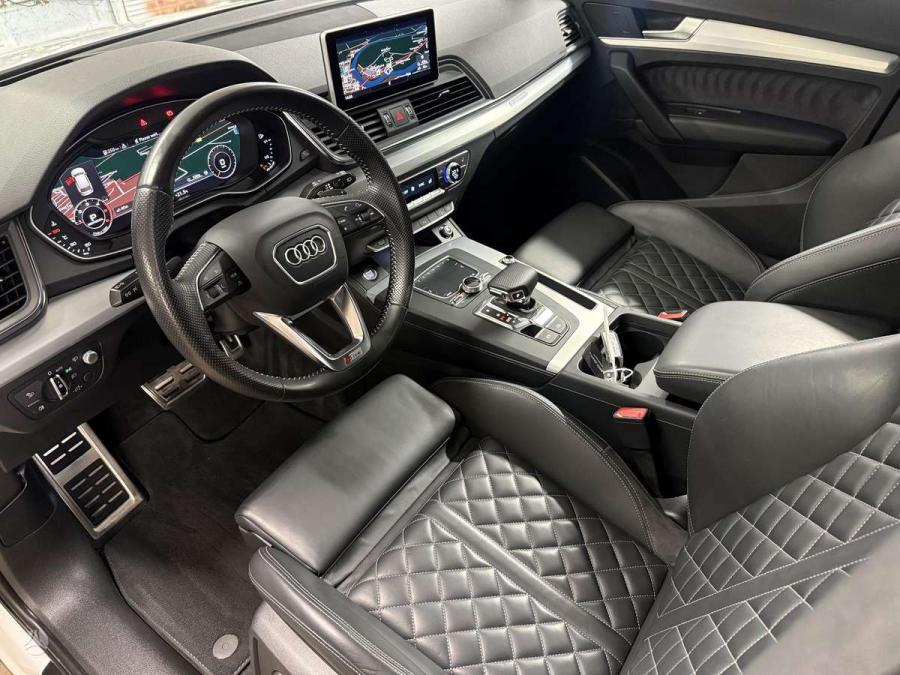 White Audi Q5 2017 in Prienai, with an engine capacity of 2.00 L and mileage of 202 thousand km for 21950 €, photo 38 on AUTOMOTO.COM.LV
