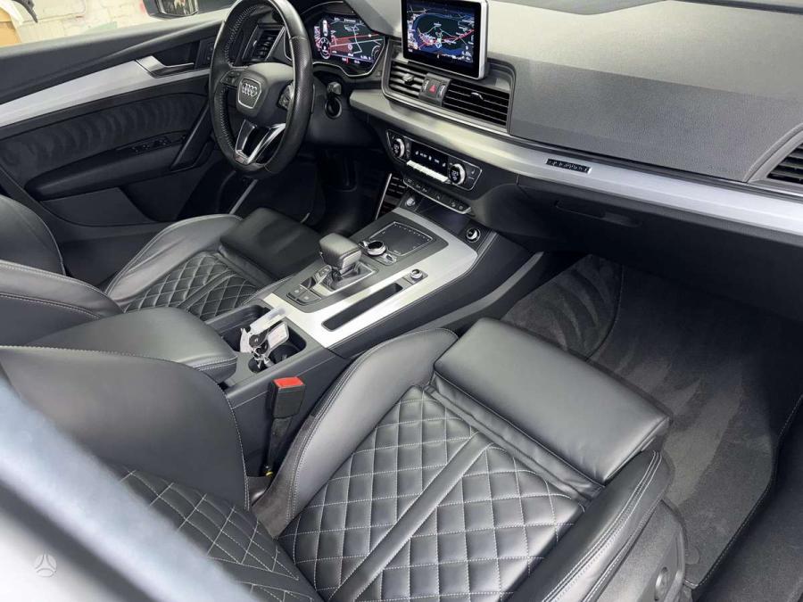 White Audi Q5 2017 in Prienai, with an engine capacity of 2.00 L and mileage of 202 thousand km for 21950 €, photo 40 on AUTOMOTO.COM.LV