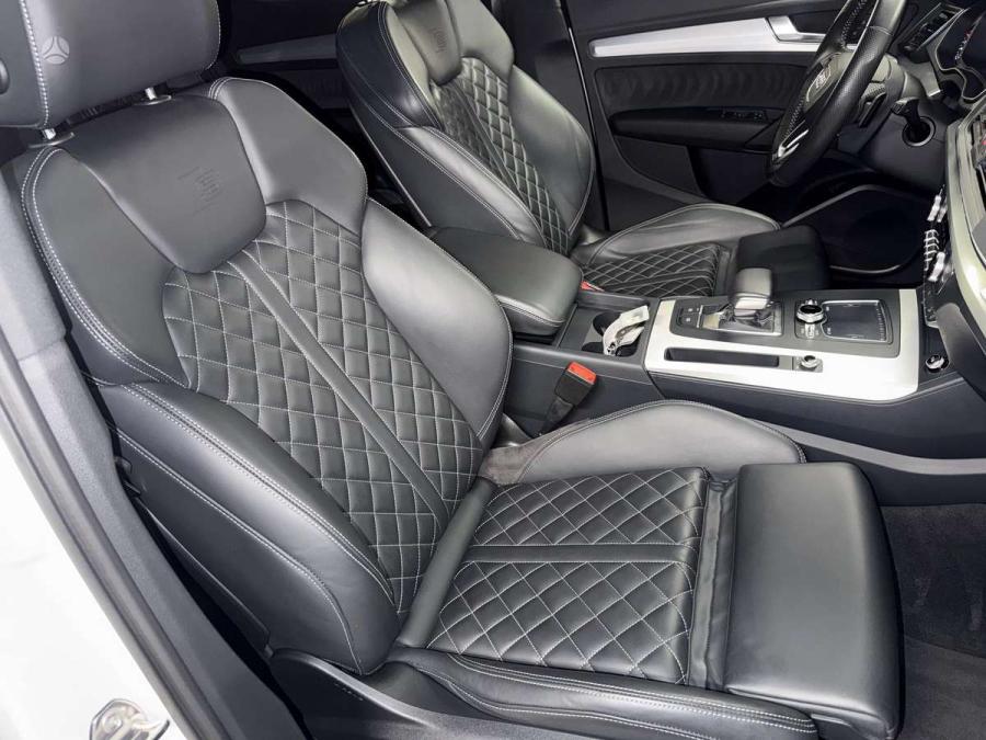White Audi Q5 2017 in Prienai, with an engine capacity of 2.00 L and mileage of 202 thousand km for 21950 €, photo 41 on AUTOMOTO.COM.LV