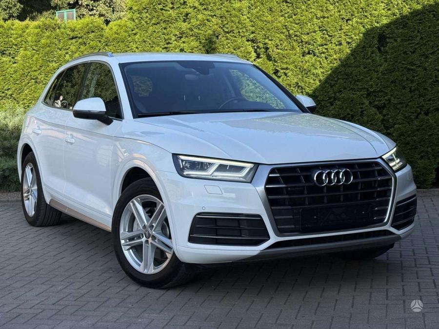 White Audi Q5 2017 in Jonava, with an engine capacity of 1.97 L and mileage of 227 thousand km for 18950 €, photo 5 on AUTOMOTO.COM.LV