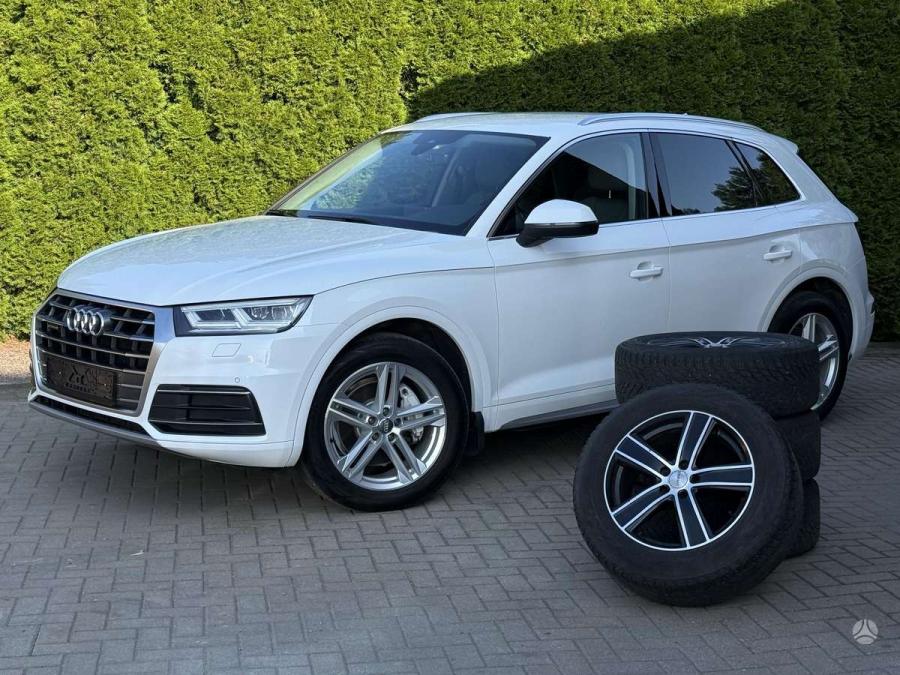 White Audi Q5 2017 in Jonava, with an engine capacity of 1.97 L and mileage of 227 thousand km for 18950 €, photo 12 on AUTOMOTO.COM.LV