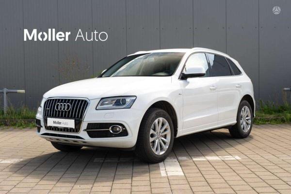 White Audi Q5 2017 in Vilnius, with an engine capacity of 2.00 L and mileage of 181 thousand km for 14900 €, photo 1 on AUTOMOTO.COM.LV