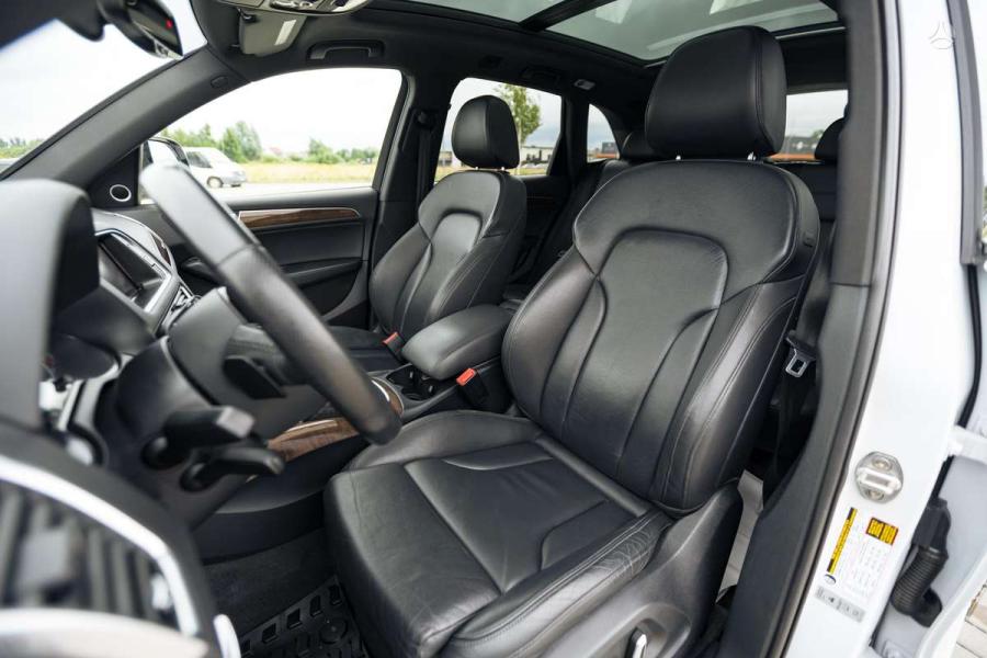 White Audi Q5 2017 in Klaipeda, with an engine capacity of 3.00 L and mileage of 194 thousand km for 14999 €, photo 24 on AUTOMOTO.COM.LV