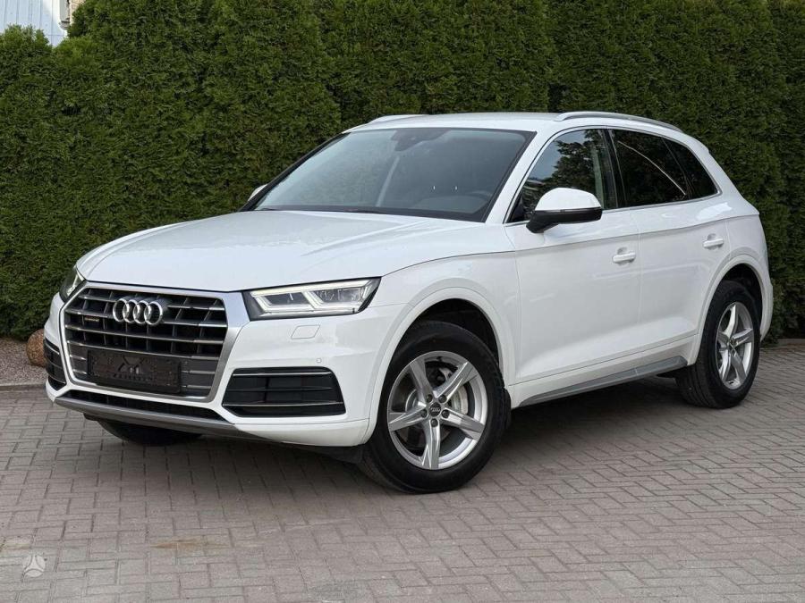 White Audi Q5 2017 in Jonava, with an engine capacity of 1.97 L and mileage of 219 thousand km for 18700 €, photo 1 on AUTOMOTO.COM.LV