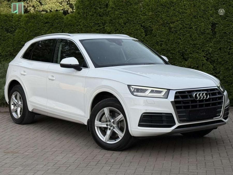 White Audi Q5 2017 in Jonava, with an engine capacity of 1.97 L and mileage of 219 thousand km for 18700 €, photo 6 on AUTOMOTO.COM.LV