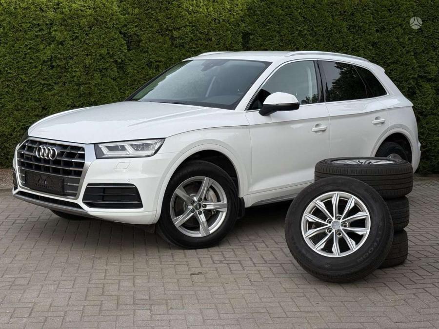 White Audi Q5 2017 in Jonava, with an engine capacity of 1.97 L and mileage of 219 thousand km for 18700 €, photo 12 on AUTOMOTO.COM.LV