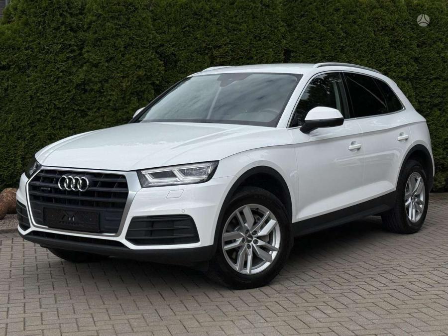 White Audi Q5 2017 in Jonava, with an engine capacity of 1.97 L and mileage of 193 thousand km for 18900 €, photo 1 on AUTOMOTO.COM.LV