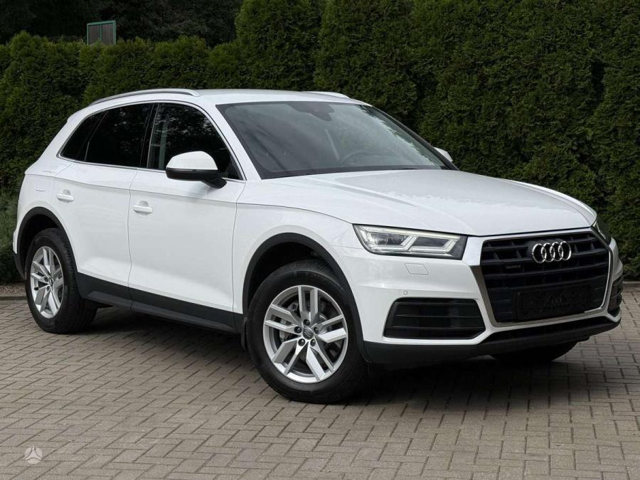 White Audi Q5 2017 in Jonava, with an engine capacity of 1.97 L and mileage of 193 thousand km for 18900 €, photo 6 on AUTOMOTO.COM.LV
