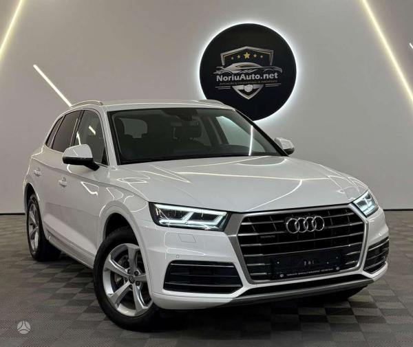 Audi Q5 2017 in Marijampole on AUTOMOTO.COM.LV White Audi Q5 2017 in Marijampole, with an engine capacity of 1.97 L and mileage of 185 thousand km for 19999 €, photo 1 on AUTOMOTO.COM.LV