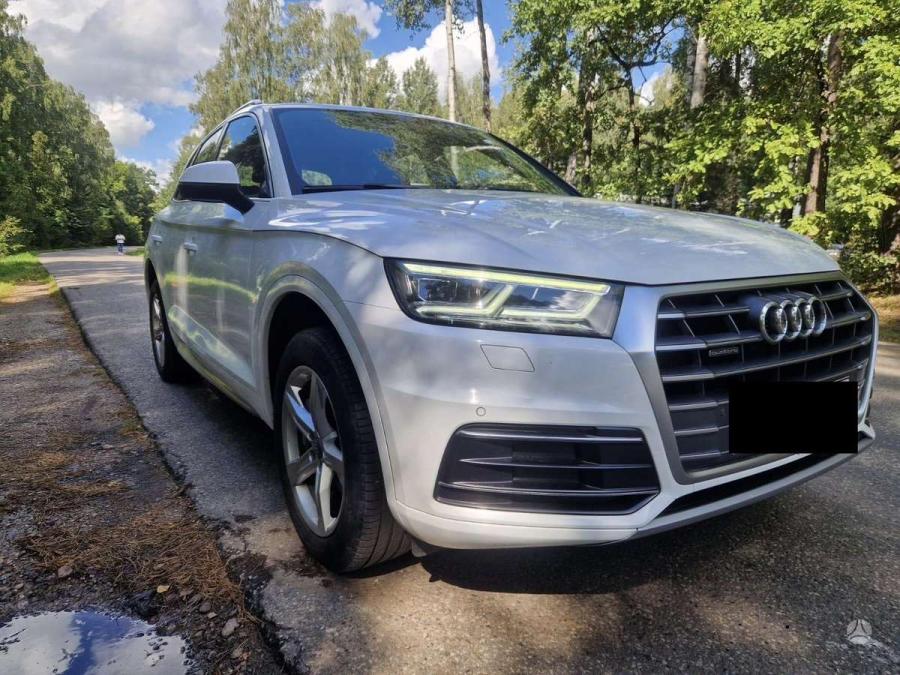 White Audi Q5 2017 in Jonava, with an engine capacity of 2.00 L and mileage of 152 thousand km for 21800 €, photo 1 on AUTOMOTO.COM.LV