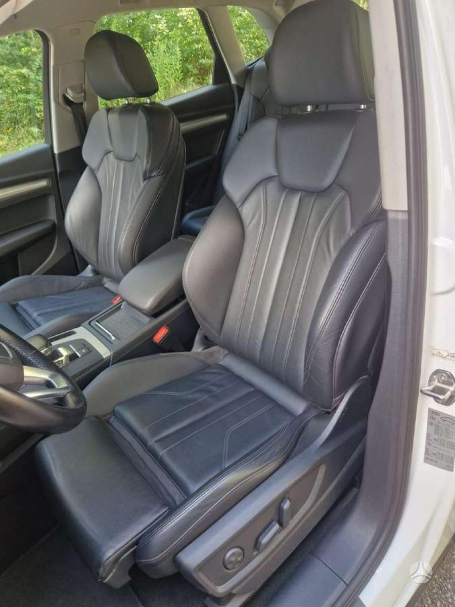 White Audi Q5 2017 in Jonava, with an engine capacity of 2.00 L and mileage of 152 thousand km for 21800 €, photo 8 on AUTOMOTO.COM.LV