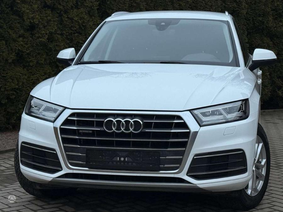 White Audi Q5 2018 in Jonava, with an engine capacity of 1.97 L and mileage of 197 thousand km for 19950 €, photo 3 on AUTOMOTO.COM.LV