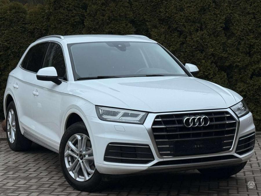 White Audi Q5 2018 in Jonava, with an engine capacity of 1.97 L and mileage of 197 thousand km for 19950 €, photo 4 on AUTOMOTO.COM.LV