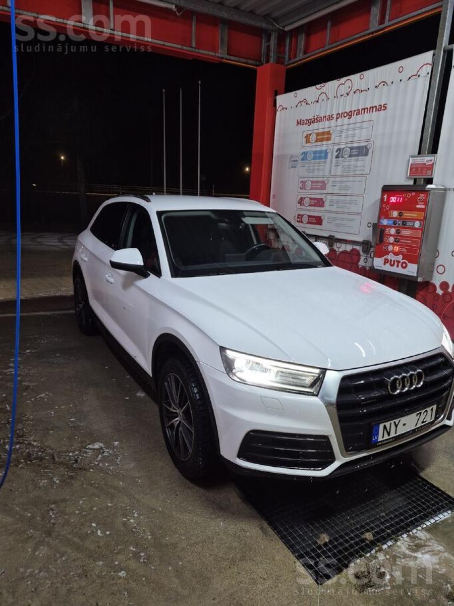Balts Audi Q5 2018 Talsi, ar dzinēja tilpumu 2.00 L un nobraukumu 82 tūkst. km par 30000 €, foto 2 vietnē AUTOMOTO.COM.LV