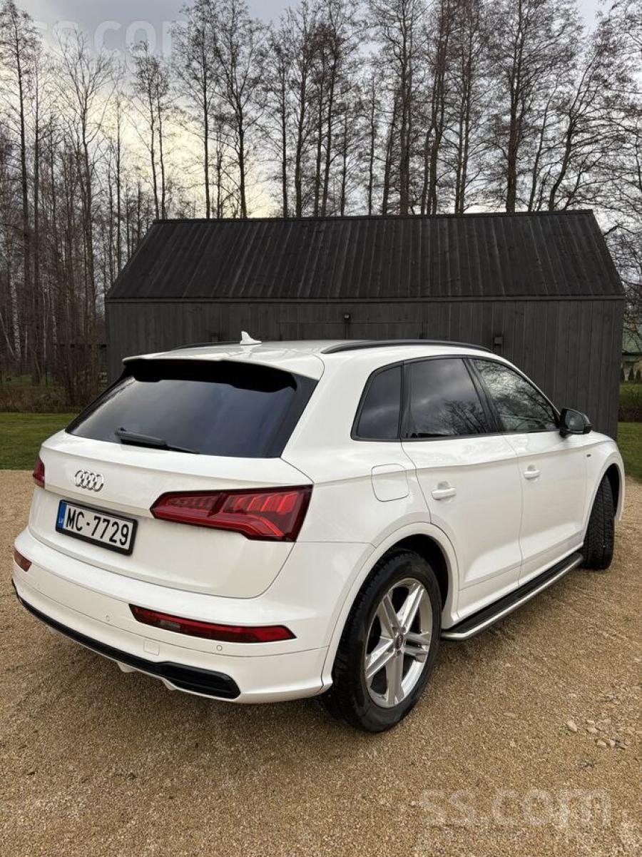 Balts Audi Q5 2018 Rīga, ar dzinēja tilpumu 2.00 L un nobraukumu 148 tūkst. km par 23900 €, foto 2 vietnē AUTOMOTO.COM.LV
