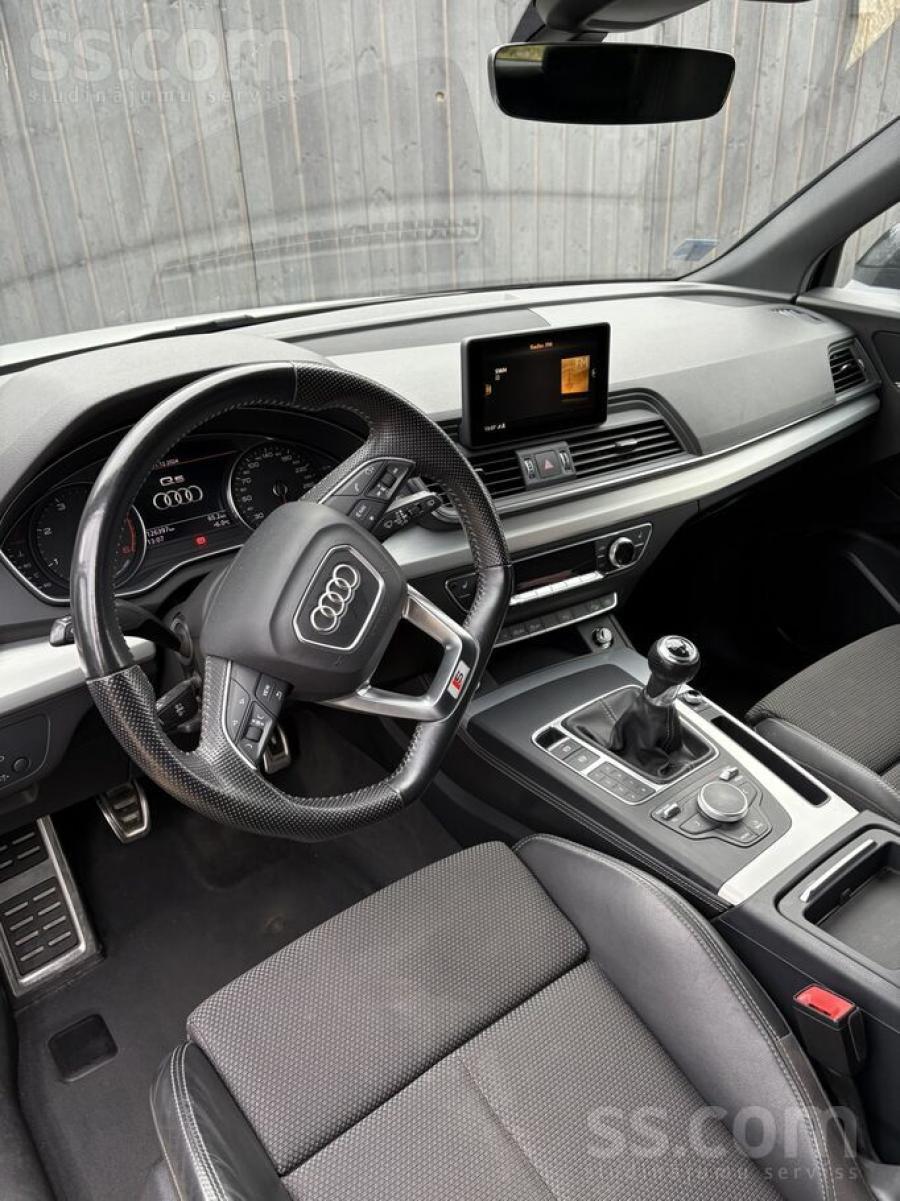 Balts Audi Q5 2018 Rīga, ar dzinēja tilpumu 2.00 L un nobraukumu 148 tūkst. km par 23900 €, foto 5 vietnē AUTOMOTO.COM.LV