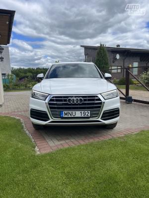 White Audi Q5 2018 in Kaunas, with an engine capacity of 2.00 L and mileage of 102 thousand km for 18650 €, photo  on AUTOMOTO.COM.LV
