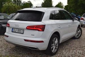 White Audi Q5 2018 in Kuldiga, with an engine capacity of 2.00 L and mileage of 0 thousand km for 19990 €, photo 3 on AUTOMOTO.COM.LV