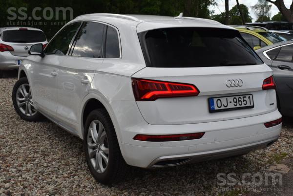 White Audi Q5 2018 in Kuldiga, with an engine capacity of 2.00 L and mileage of 0 thousand km for 19990 €, photo 3 on AUTOMOTO.COM.LV