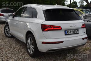 White Audi Q5 2018 in Kuldiga, with an engine capacity of 2.00 L and mileage of 0 thousand km for 19990 €, photo 4 on AUTOMOTO.COM.LV